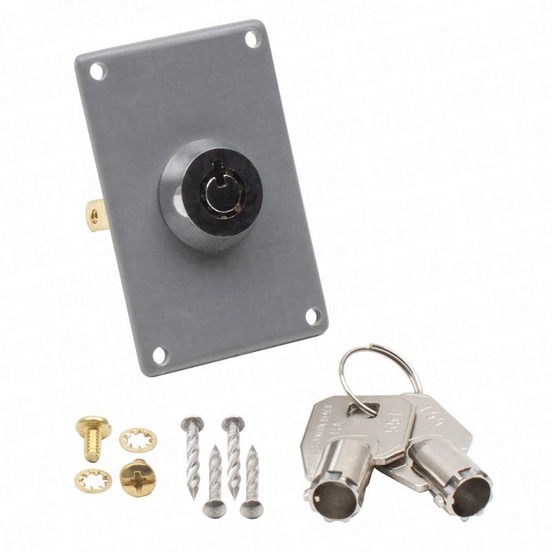 Universal Electric Keyswitch – Round Key Type | Online Garage Door Spares